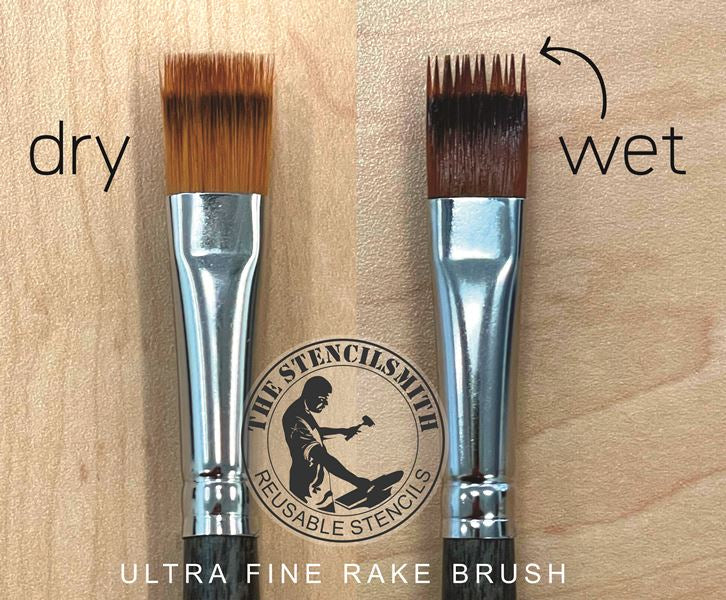 Ultra Fine Rake Brush 1/2"