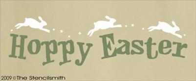 605 - Hoppy Easter stencil