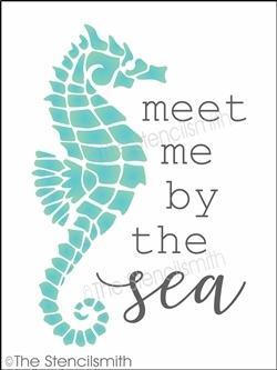 6160 - meet me by the sea stencil
