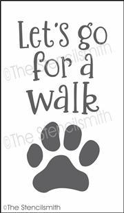 6670 - let's go for a walk stencil