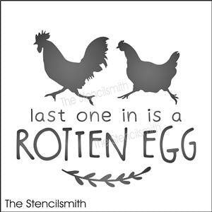 8007 - last one in is a rotten egg stencil