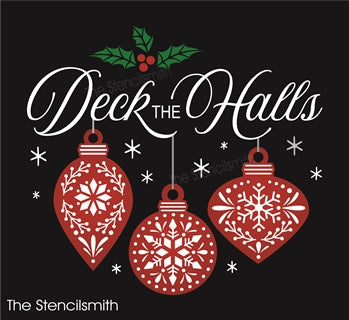 8512 - Deck the Halls stencil