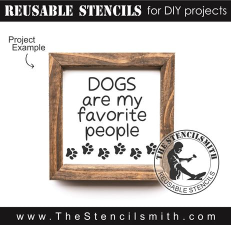 8890 Dog collection sheet stencil