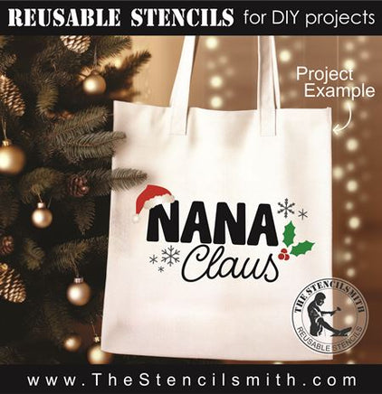 9161 Grandma Claus mix-match stencil