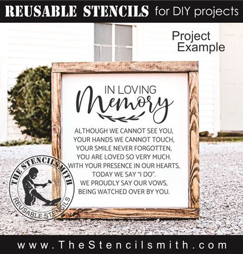 Memorial Stencils | The Stencilsmith