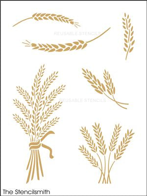 9597 Wheat stencil