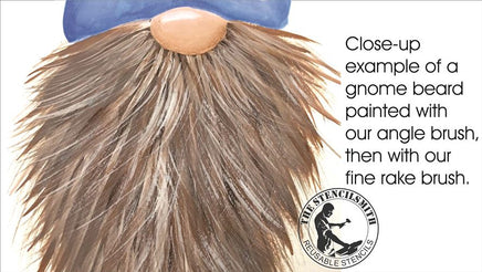 Ultra Fine Rake Brush 1/2"