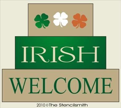 1063 - Irish Welcome - block stencils