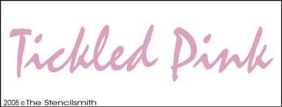 Tickled Pink stencil