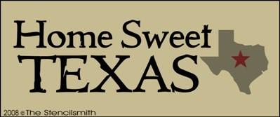 Home Sweet Texas stencil