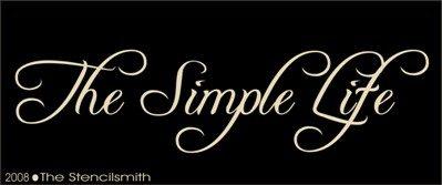 The Simple Life stencil