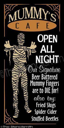 1821 - Mummy's Cafe stencil