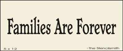 Families Are Forever stencil