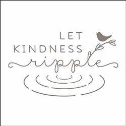 2855 - let kindness ripple stencil