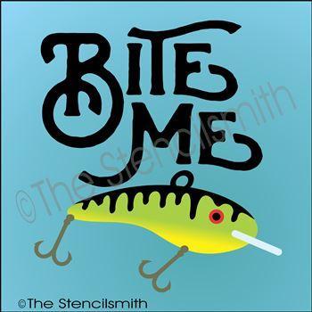 3185 - Bite Me stencil