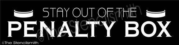 3333 - Stay Out of the Penalty Box stencil