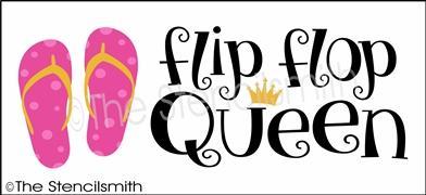3353 - Flip Flop Queen stencil