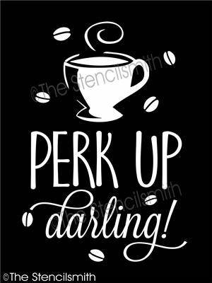 3822 - Perk Up Darling stencil