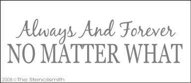 390 - Always and Forever stencil