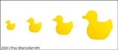 408 - Rubber Duck stencil