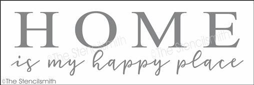 4312 - HOME is my happy place stencil