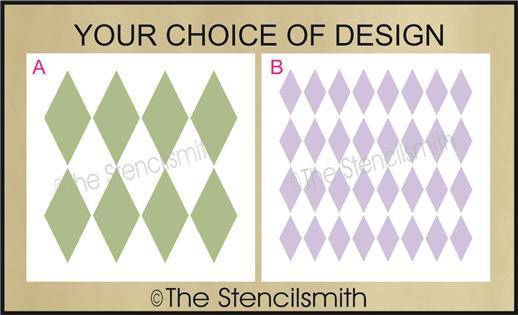 4761 - Diamonds stencils