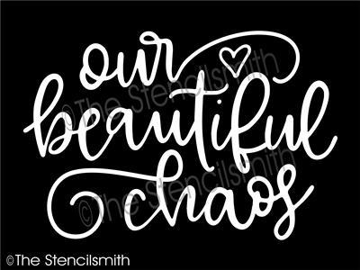 4990 - our beautiful chaos stencil