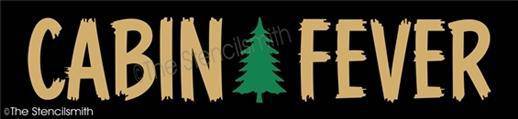 5131 - Cabin Fever stencil