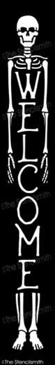 6303 - Welcome (skeleton) stencil
