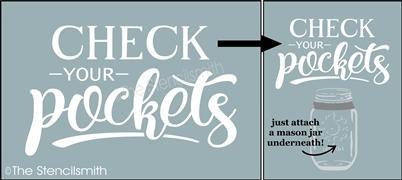 6323 - check your pockets stencil