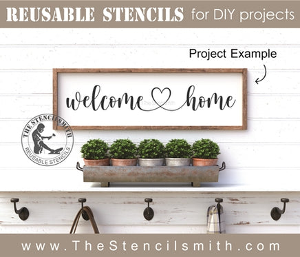 7253 - welcome home stencil