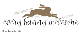 7275 - Every bunny welcome stencil