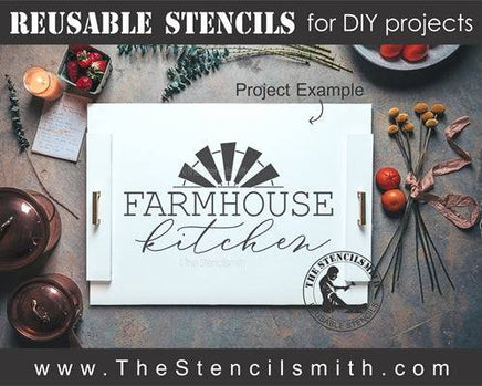7349 - Farmhouse kitchen stencil