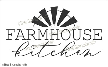 7349 - Farmhouse kitchen stencil