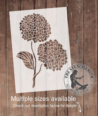7453 - Hydrangeas stencil