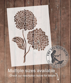 7453 - Hydrangeas stencil