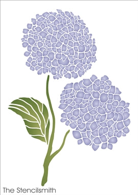 7453 - Hydrangeas stencil