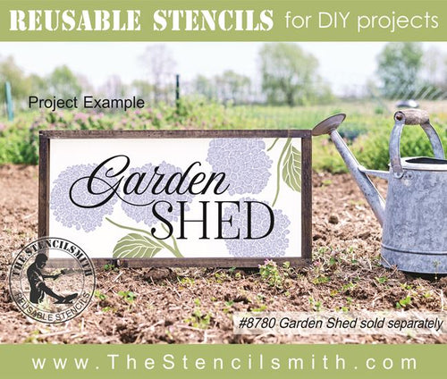 7453 - Hydrangeas stencil