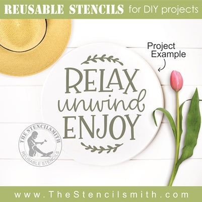 7489 - relax unwind enjoy stencil