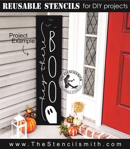 7738 - hey there boo stencil