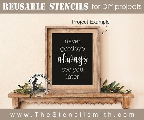 8086 - never goodbye always stencil