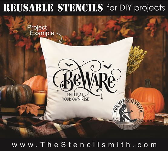 8384 - BEWARE enter at your own stencil