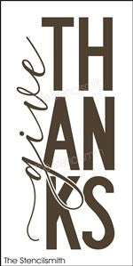 8452 - give thanks stencil