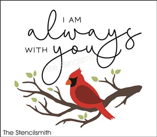 8517 - I am always with you stencil