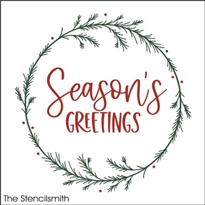 8588 - Season's Greetings stencil