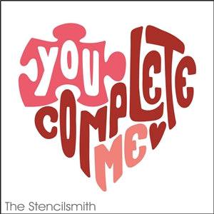 8636 - you complete me stencil