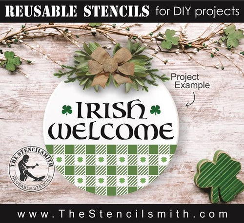 8664 - Irish Welcome stencil