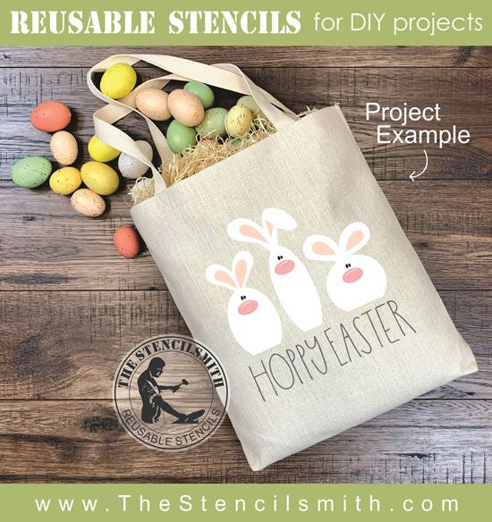 8717 - Hoppy Easter stencil