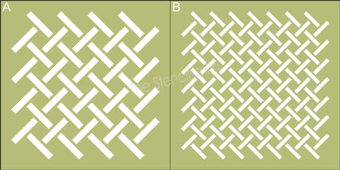 8719 - lattice (repeating pattern) stencils