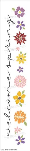 8782 - welcome spring stencil